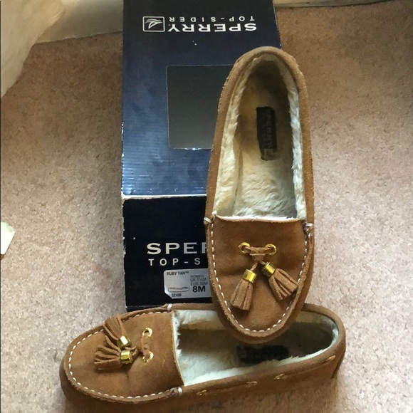 Sperry | Shoes | Sperry Tan Slippers | Poshmark